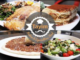 Menu Tayim Paris 16ème avec la carte, restaurant Italien