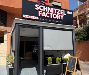 Menu Schnitzel Factory Marrakech avec la carte, restaurant Israelien